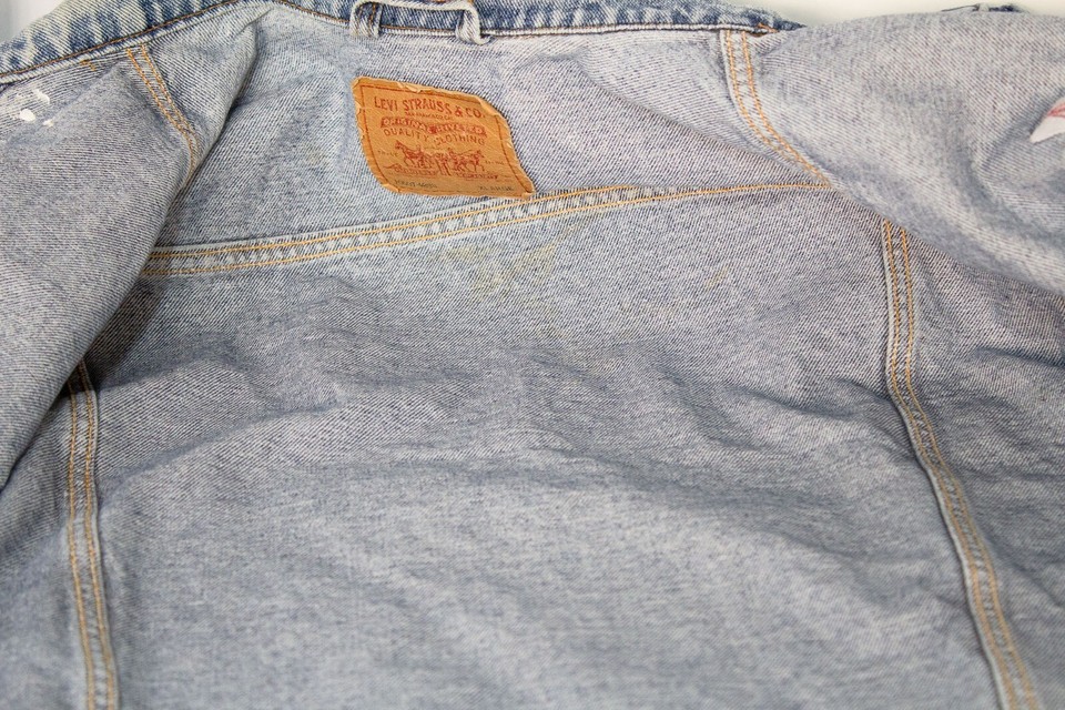 Vintage Levi Denim Jacket Citgo Tough Guys XL | eBay