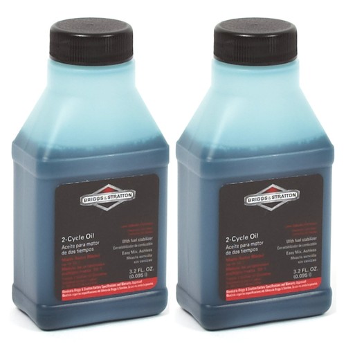 Briggs & Stratton 100107 2 Cycle Low Smoke Engine Oil 50:1 Mix (2 Pack ...