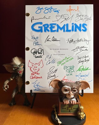 Gremlins Script Signed- Autograph Reprints- 114 Pages Long | eBay