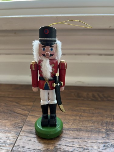 5" Red Jacket Nutcracker Solider Christmas Holiday Ornament | eBay