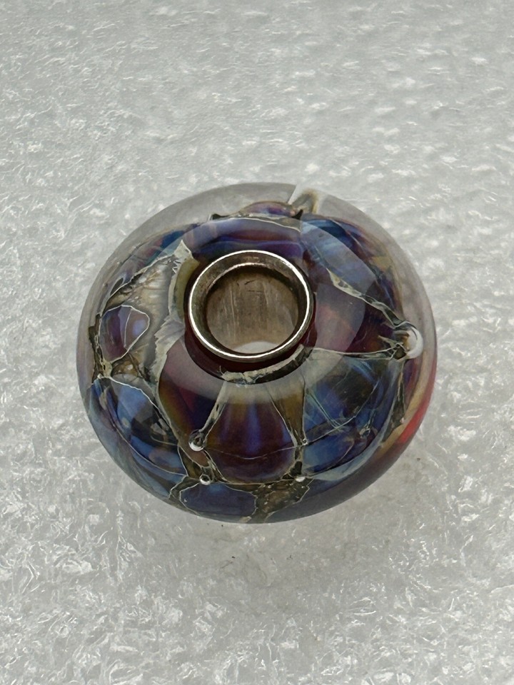 RACHEL BANJO BEADS Lampwork Bead. Fits Trollbeads. 15mm x 15mm. New ...