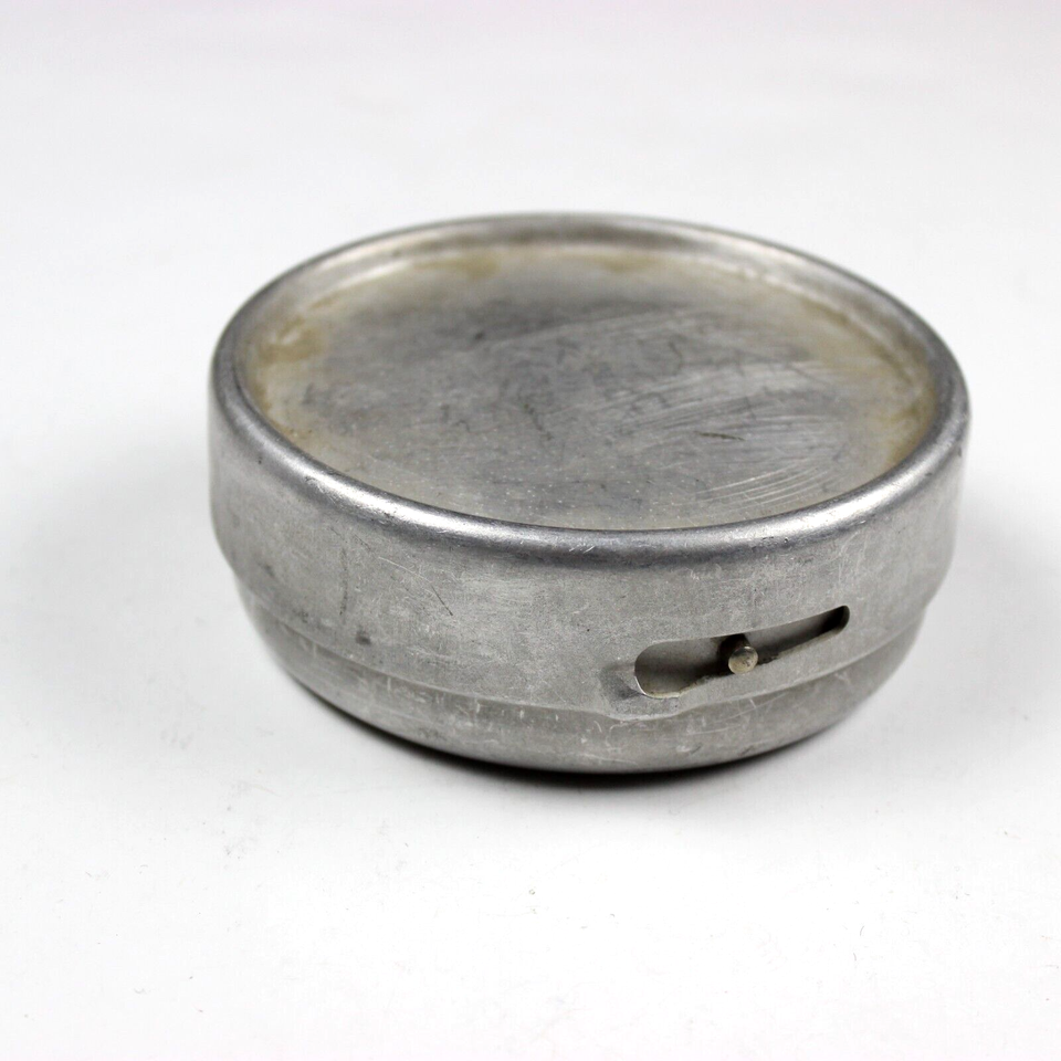 VINTAGE WEST GERMAN ARMY BUTTER DISH DDR ALUMINUM PLASTIC NOS SURPLUS ...