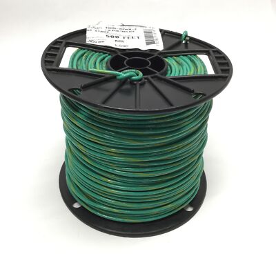 Alan Wire 500ft Machine Tool Appliance Fixture Green 12AWG T-90 THHN ...