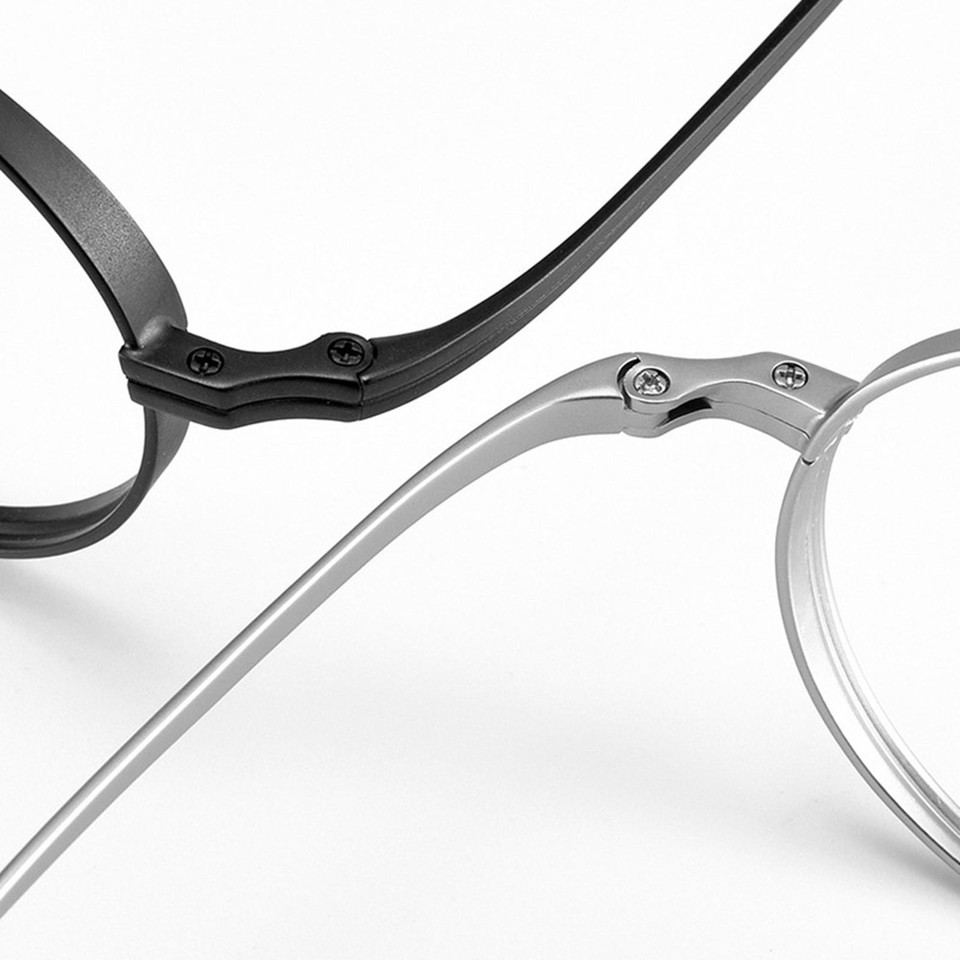 Round Vintage Titanium Eyeglasses Frames Mens Womens Classic Retro ...