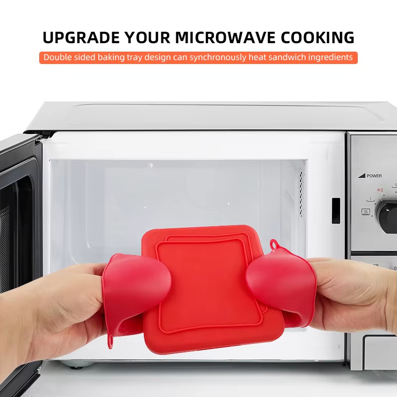 Toasted Sandwich Maker Machine Microwavable Waffle Maker Microwave Oven ...