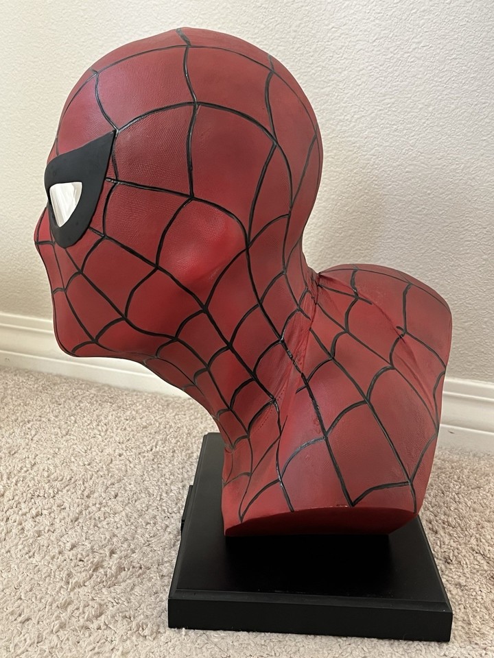 Spider-Man 13” Resin Bust 1:1 Life Size by Alex Ross & Mike Hill ...
