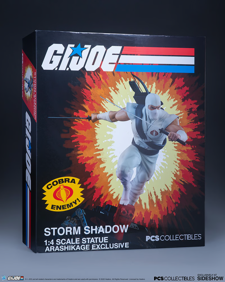 GI JOE 1:4 SCALE STORM SHADOW STATUE PCS COLLECTIBLES COBRA #012 OF 350 ...