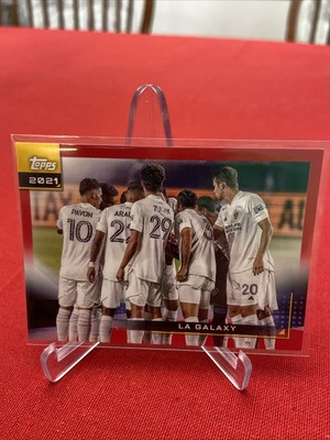 2021 /10 Topps MLS Red Parallel Team Card LA Galaxy | eBay