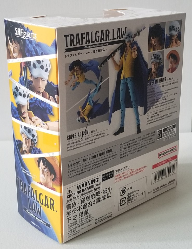 Bandai S.H.Figuarts SHF One Piece Trafalgar Law Raid on Onigashima | eBay