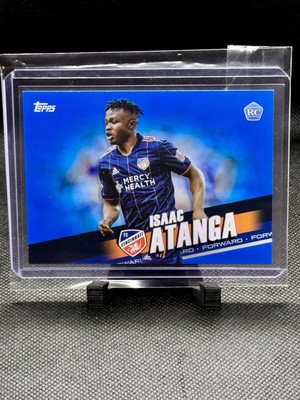 2022 Topps MLS #159 ISAAC ATANGA Blue Wave /99 Rookie FC Cincinnati | eBay