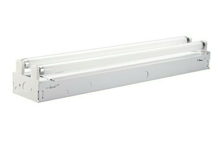 4 Progress P7266-30EB Modular Fluorescent 2 Light 3 in White Flush ...