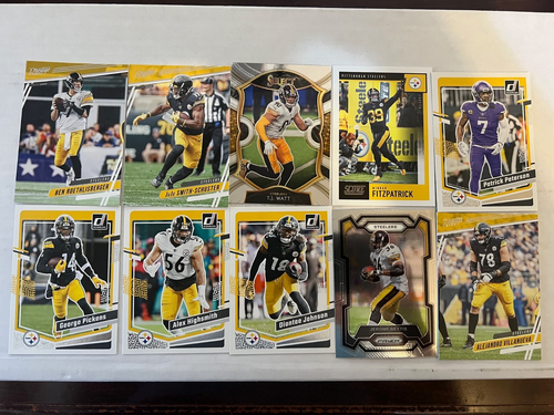PITTSBURGH STEELERS 100 DIFFERENT CARDS - NO DUPLICATES ...
