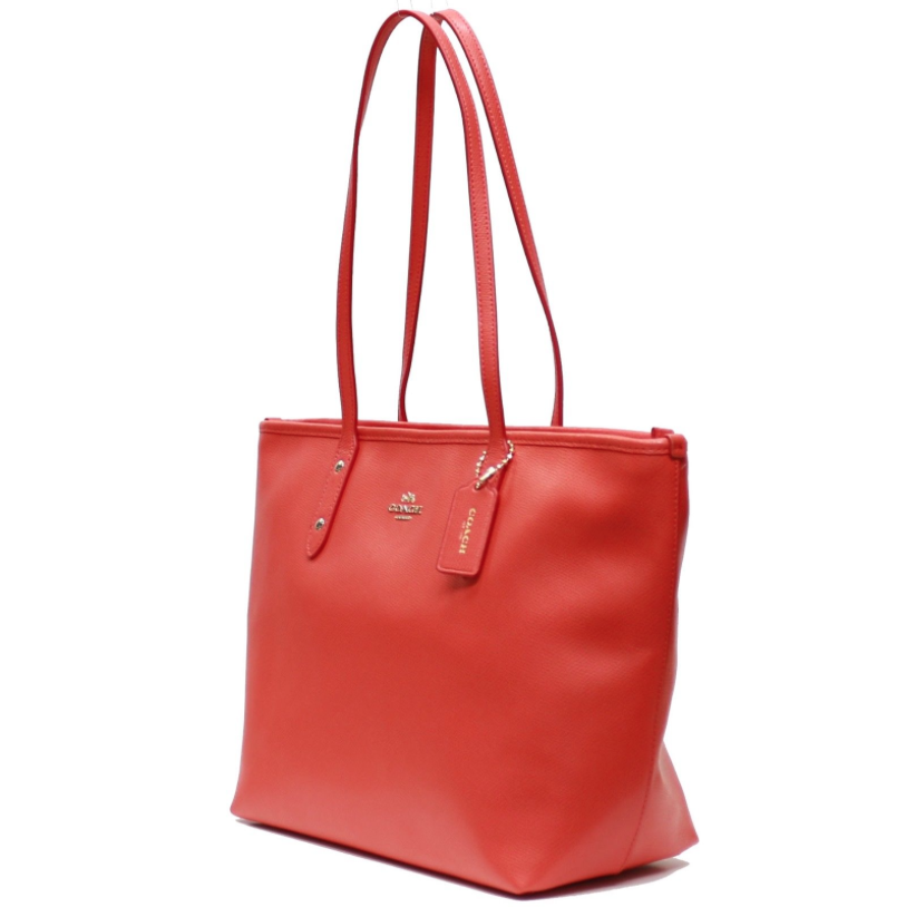 NEW Coach Crossgrain Leather City Zip Tote F58846 F294887 F57522 F38161 ...