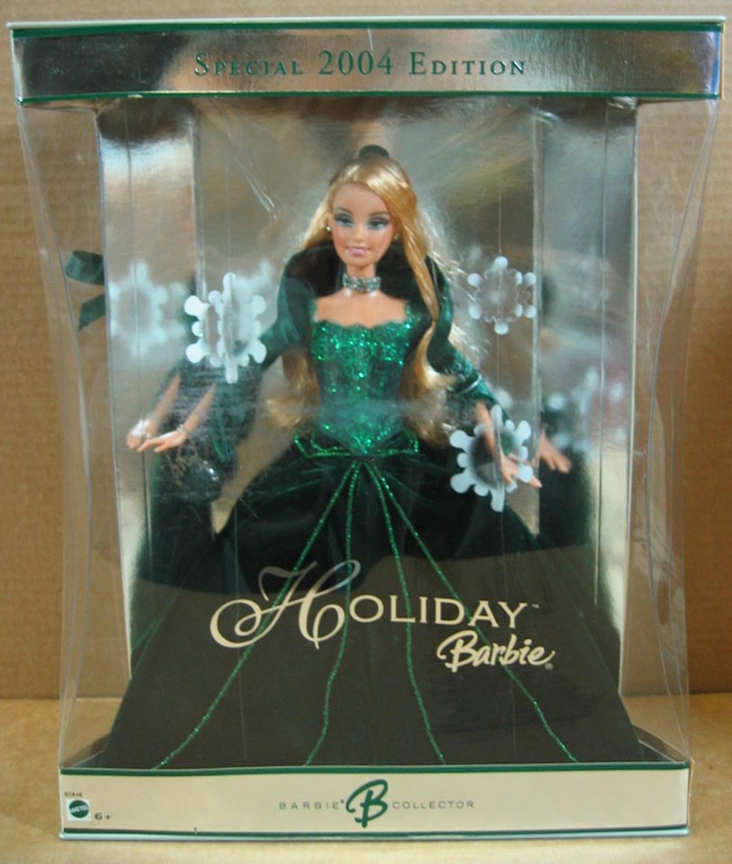 2004 Holiday Celebration Barbie Doll Rooted Eyes Lashes Special Edition ...
