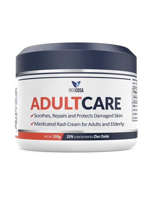 Medcosa Medicated Rash Cream for Adult Incontinence Fast Acting Relief ...