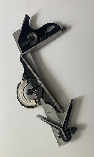 Starrett Hardened Combination Square Set - 12” - 4R Grad Ruler | eBay