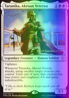 MTG Taranika, Akroan Veteran (39s/136) Theros Beyond Death Promos NM ...