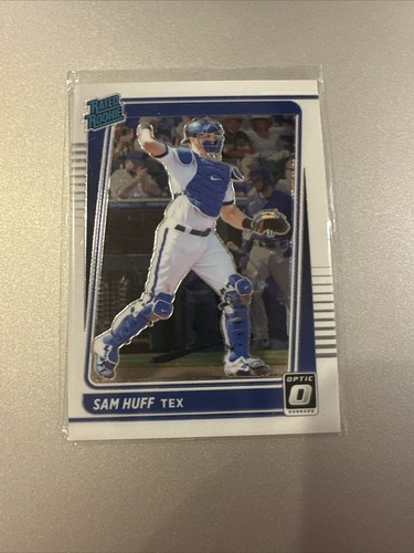 SAM HUFF 2021 Panini DONRUSS OPTIC RATED ROOKIE #44 Texas Rangers MLB ...