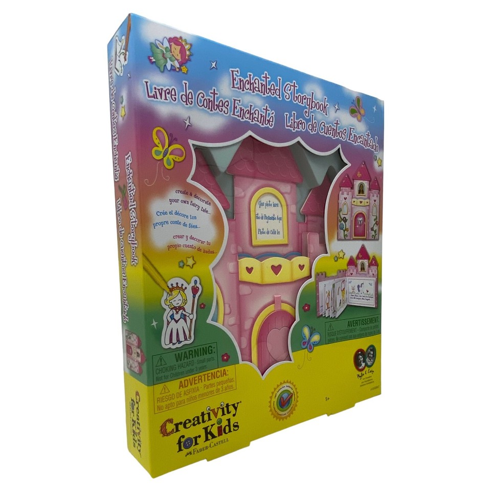 Kids Arts and Crafts Kit Faber Castell Story Book Glitter Stickers ...