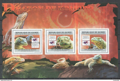 BC275 2011 GUINEA FAUNA REPTILES DRAGON DE KOMODO VARANUS 1KB MNH | eBay