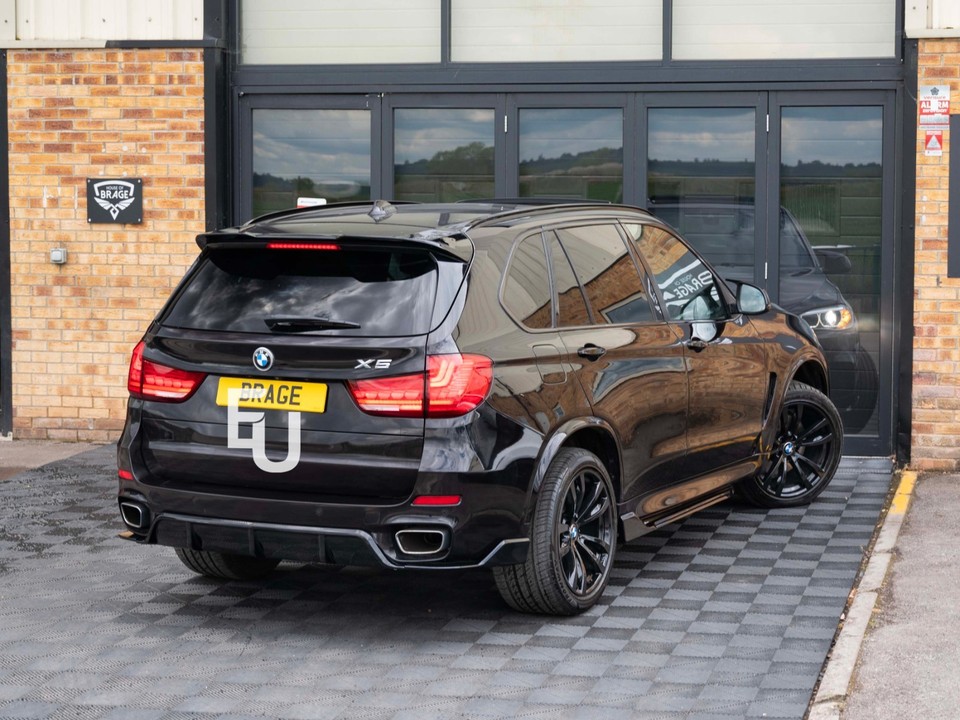 FOR BMW X5 F15 M SPORT KNIGHT AERO KIT REAR DIFFUSER LIP SPLITTER ...