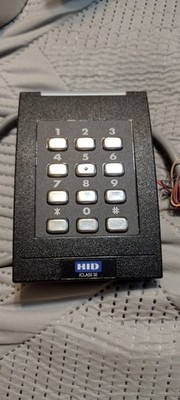 HID RK40 SE iCLASS Card Reader with Keypad (921NTNNEK00000 ...