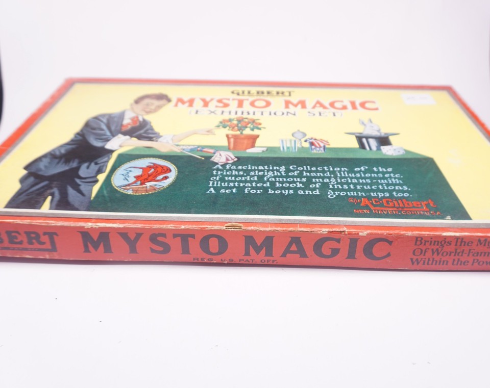 Mysto Magic Vintage A.C. Gilbery Company Magician Set Game No. 1 with ...