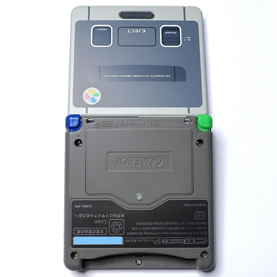 Nintendo Game Boy Advance SP GBA Shell Replaced SFC Super Famicom ...
