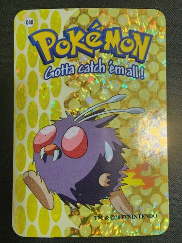 Venonat - 048 - Pokemon Vending Prism Holo Sticker Card | eBay