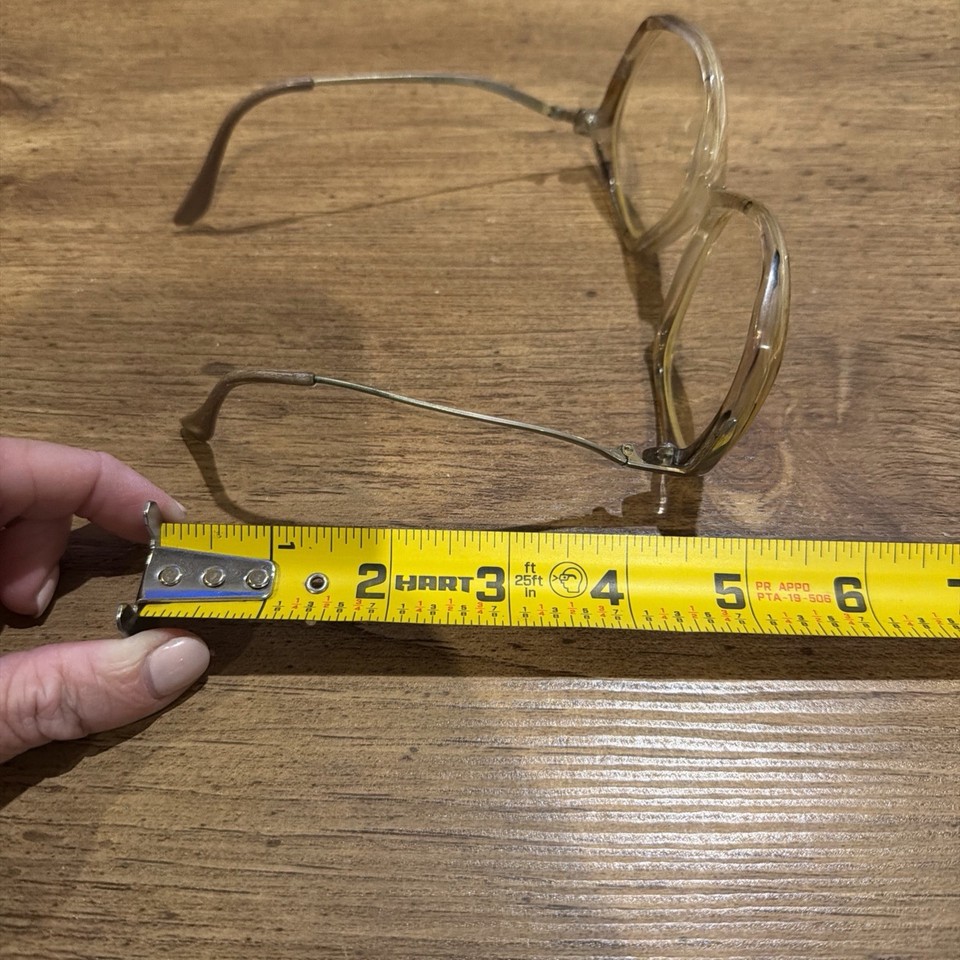 Vintage 70s 80s Drop Arm Eyeglasses Frames Hipster Brown Eyewear Frames ...