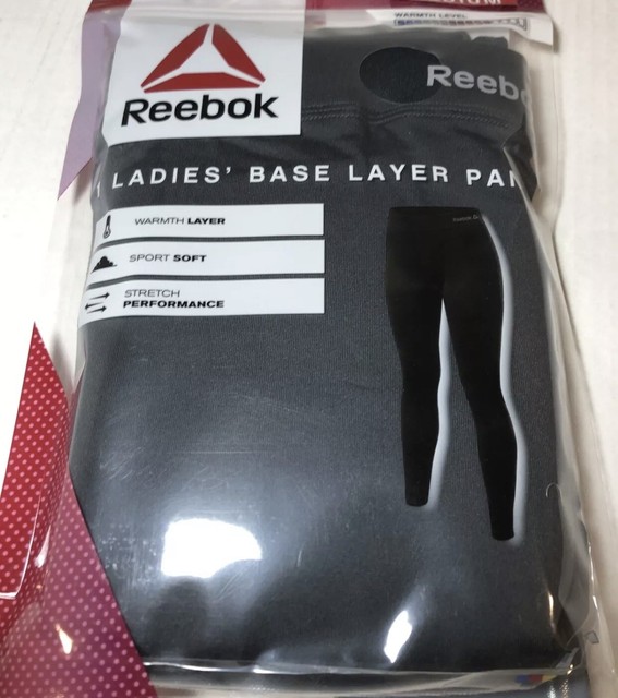 Reebok Ladies Base Layer Crew and Pant Set Size Medium (m) Grey for ...
