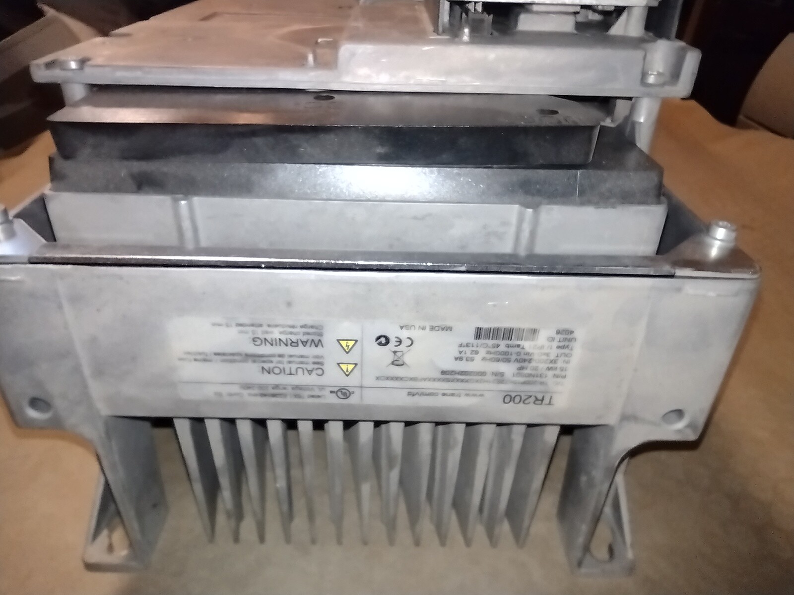 Trane TR200 Variable Frequency Drive, 15kW/20HP, 200-240VAC 3Ph In 0 ...