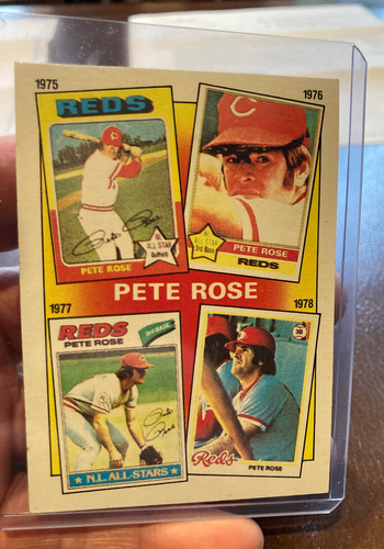 1986 Topps Pete Rose "The Pete Rose Years" 1975-79 - Reds | eBay