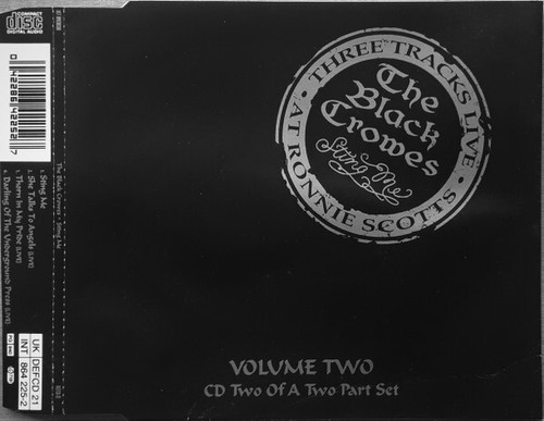 CD Single The Black Crowes – Sting Me UK 1992 Def American Recordings ...