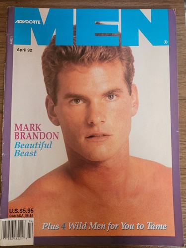Advocate Men. April 1992. Featuring: Mark Brandon, Randy White ,Taylor Scott | eBay