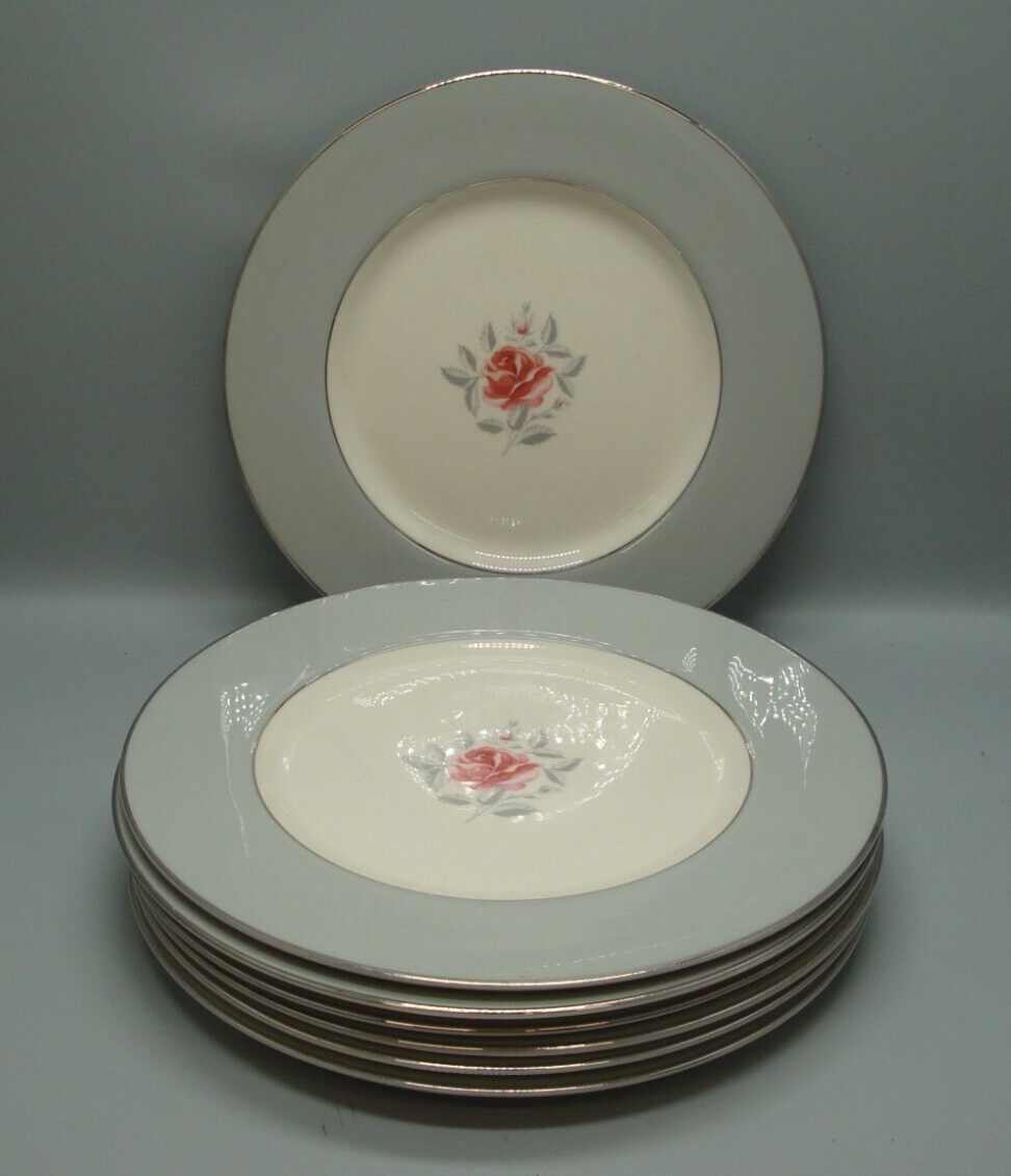 Flintridge MIRAMAR (RIM) Smaller Salad Plates SOLD IN SET OF SEVEN More ...