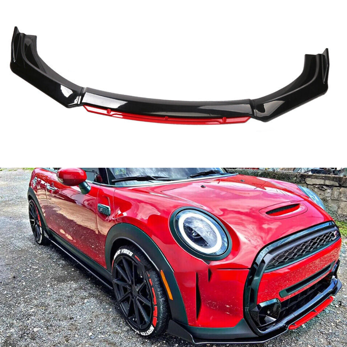 Front Bumper Lip Body Kit Spoiler Splitter For Mini Cooper Countryman S ...