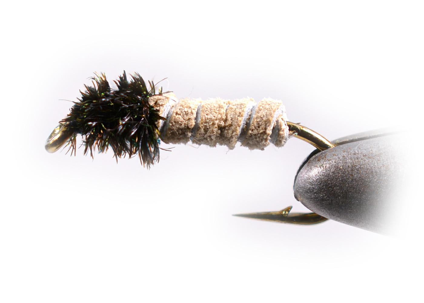 1 Doz Buckskin Fly Nymph Caddis Larva Flies - Choose Hook Size | eBay