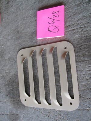 NOS Louvered Vent Panel, 6.5"x6.75", Sand/Tan, for Military Application ...