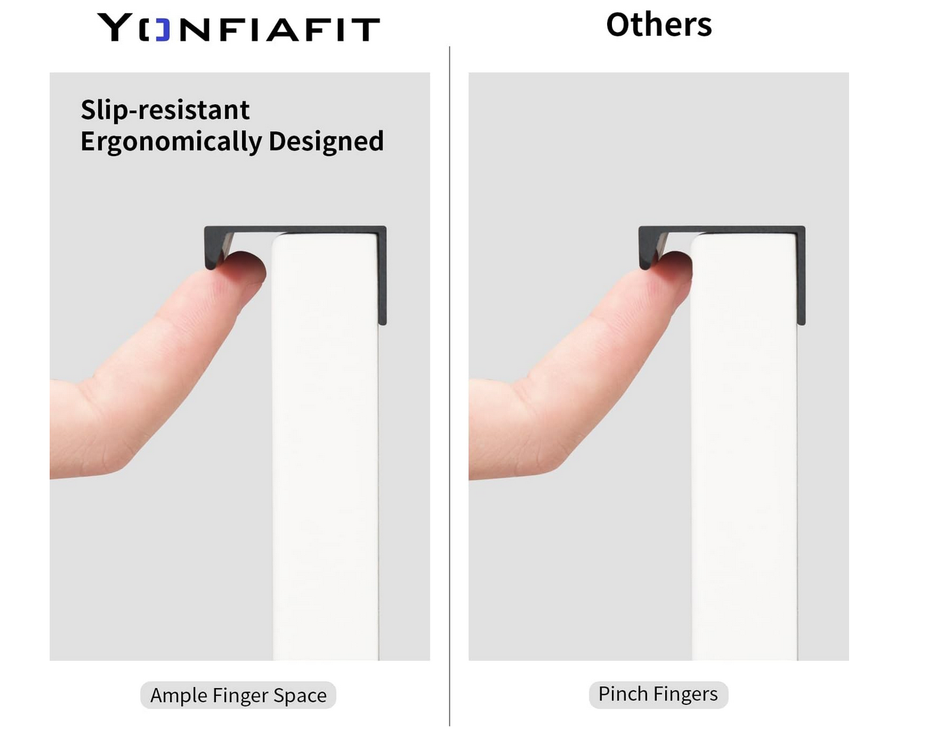 Cabinet Edge Finger Pull, 3pcs 600mm/23.62 Hidden Cabinet Pulls, Black ...