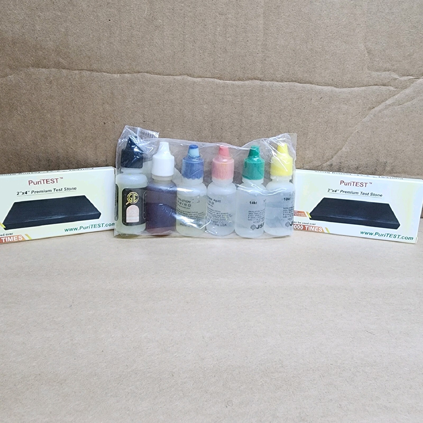 Gold Test Kit Gold & Silver Jewelry Tester Kit - Acid Test For 10K, 14K ...