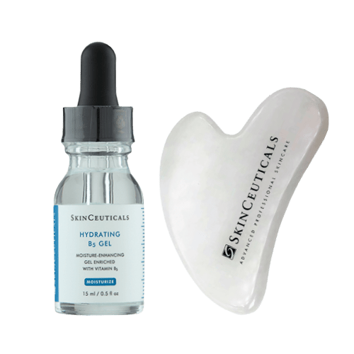 SkinCeuticals Hydrating B5 Gel 15ml Travel Size + Gua Sha stone + Bag ...
