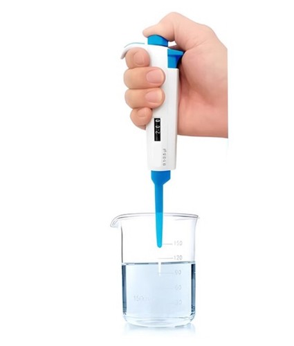 Micro Adjustable Pipettes Lab Microliter Pipette Digital Window 0.1ul ...