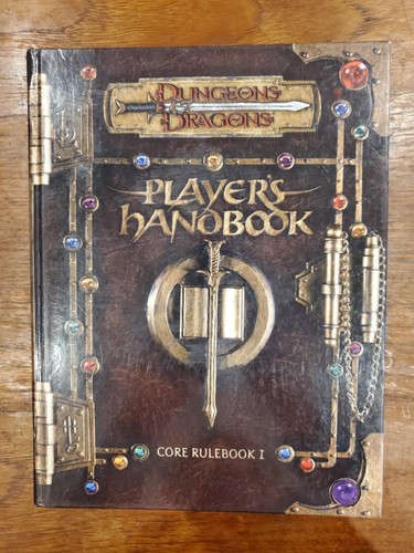 Dungeons & Dragons Player’s Handbook Core Rulebook 1 v3.5 - WOTC HC ...