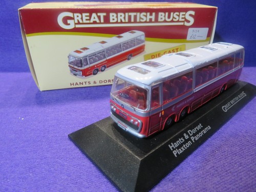 Die-cast 1/76th scale buses. Hant's & Dorset Plaxton Panorama coach ...