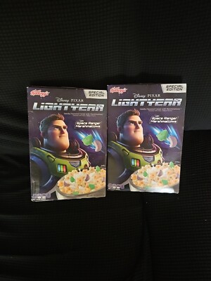 Disney Pixar Buzz Lightyear Kellogg’s Cereal 2 Boxes 8.75oz New ...