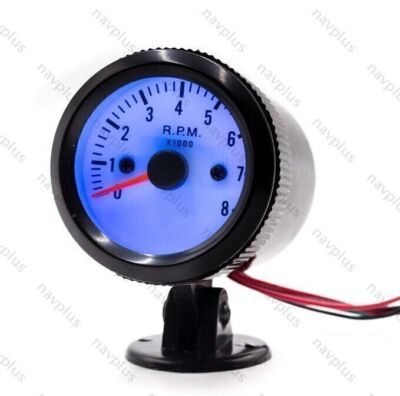 12V 52mm 2" LED Digital Car Rev Counter Tacho Tachometer Pointer Gauge ...