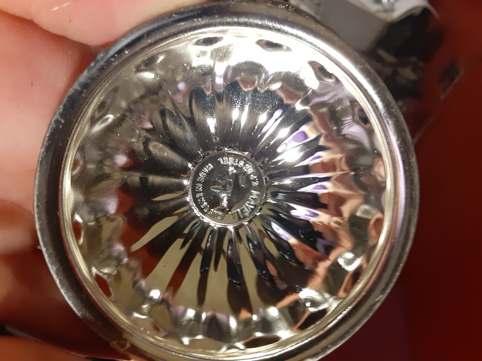 Vintage Queen Anne England Mayell Silver Plated Clear Italian Glass ...