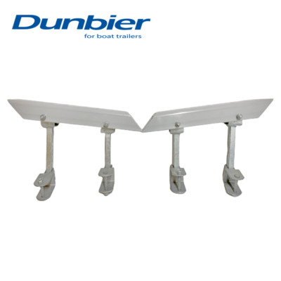 Dunbier glider skid kit for boat trailer loading guide 75mmx50mm rail ...