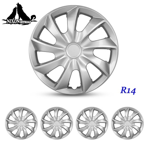 14” Snap On Wheel Cover Hub Caps Replacement Fit R14 Tire Chevrolet ...